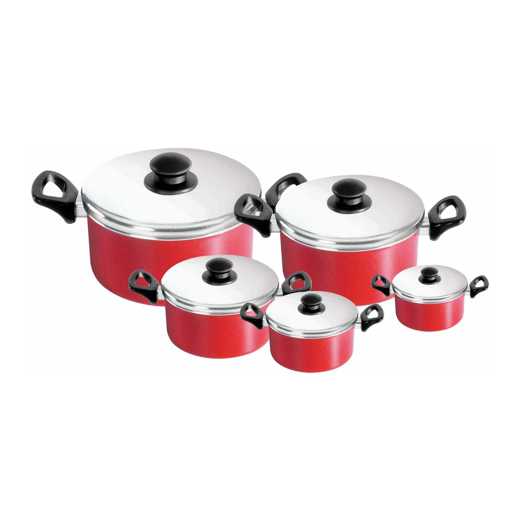 Buy Trueval Cooking Pots Set, 16-20-24-26-30 - 10 Pieces Online ...