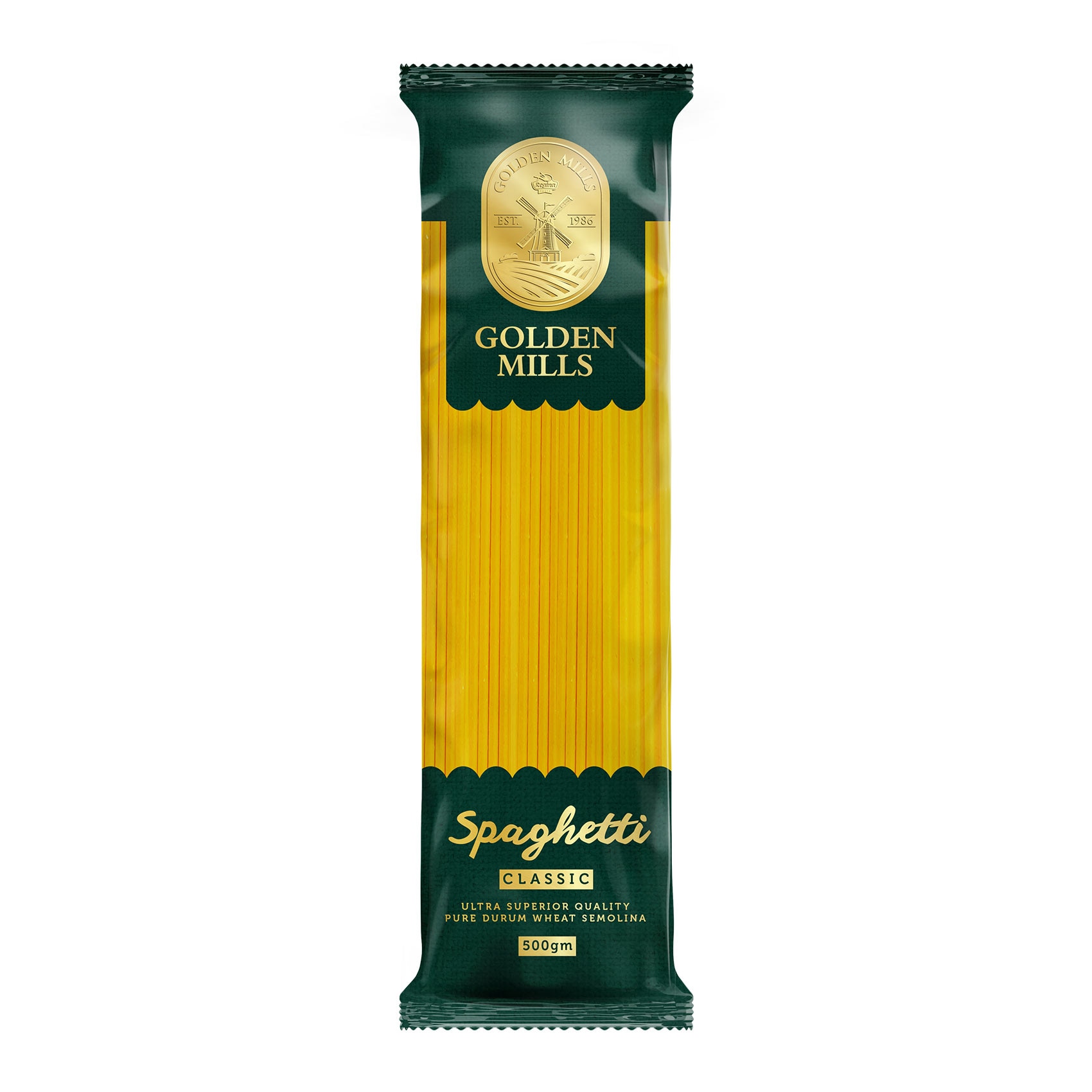 Buy Golden Mills Spaghetti Pasta - 500 gm Online | Carrefour Egypt