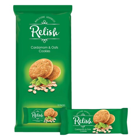 Nabil Relish Cardamon And Oats Cookies 42g x Pack of 12 price in Kuwait ...