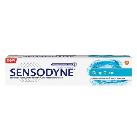 Sensodyne Toothpaste Sensitive Deep Clean 70 Ml Online | Carrefour Jordan
