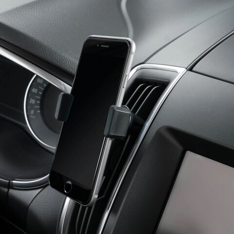 Buy Air Vent Mount Mobile Phone Holder Mobile Holder Universal Car AC Black Online Carrefour KSA
