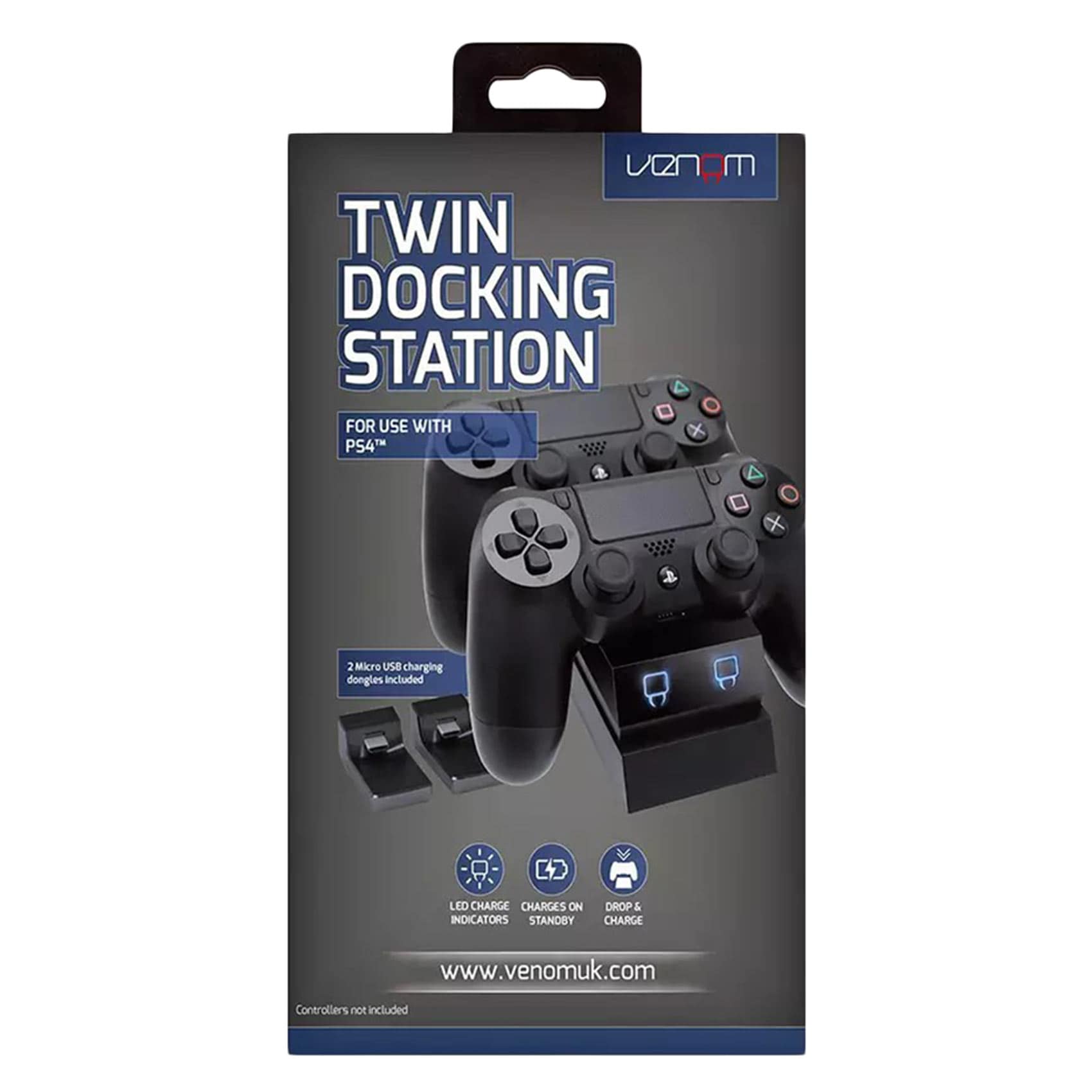 Buy Venom Twin Docking Station For PlayStation 4 Black Online Carrefour UAE