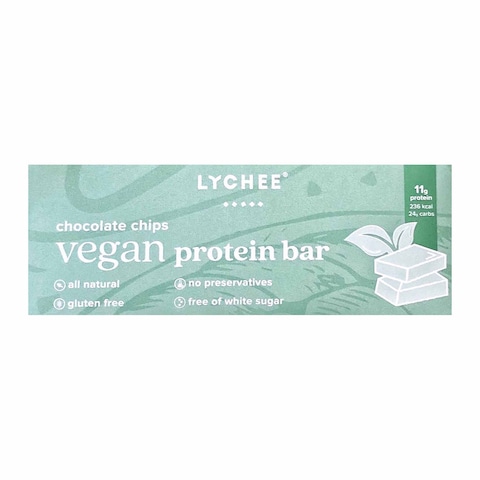 Buy Lychee Protein Bar Vegan - 70 gram Online | Carrefour Egypt