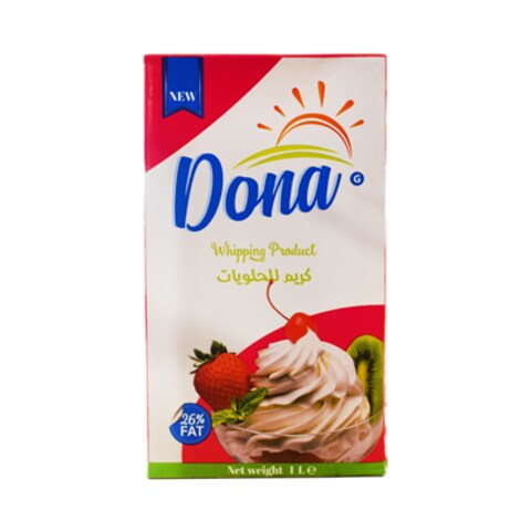Buy Dona Whipping Cream 1L Online | Carrefour Lebanon