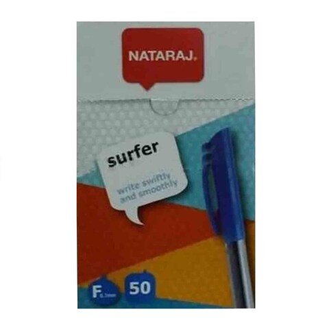 Nataraj Ball Pen Blue 50 Pieces Online | Carrefour Jordan