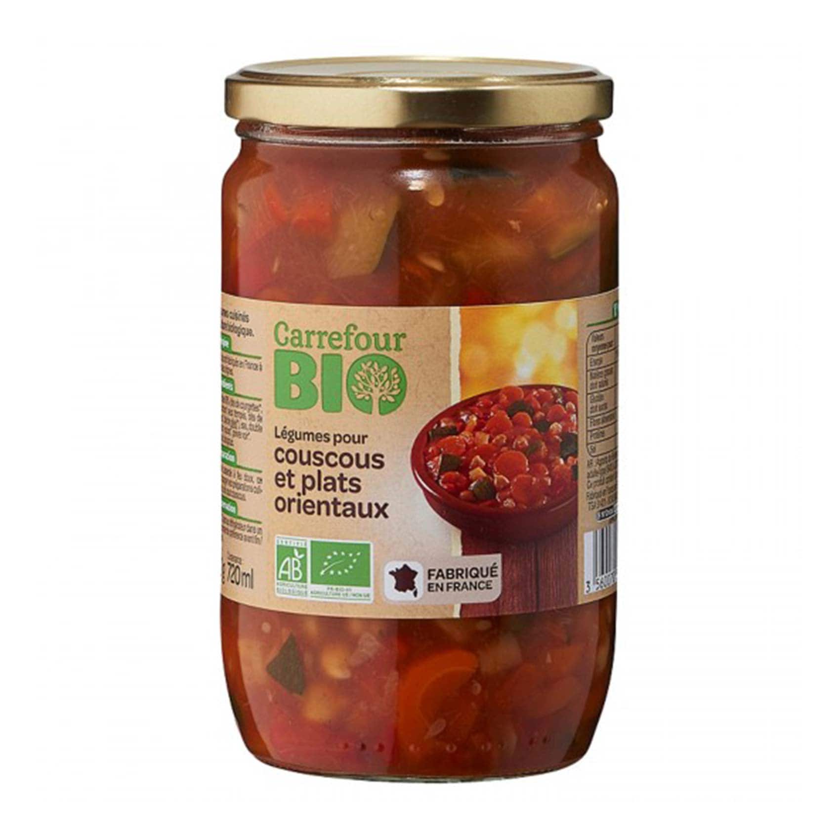 Buy Carrefour Bio Organic Cooked Vegetables 660g Online | Carrefour KSA