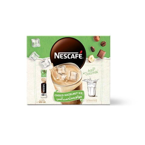 Buy Nescafe Choco Hazelnut Ice Cold Coffee 25 gr (Pack of 10) Online ...