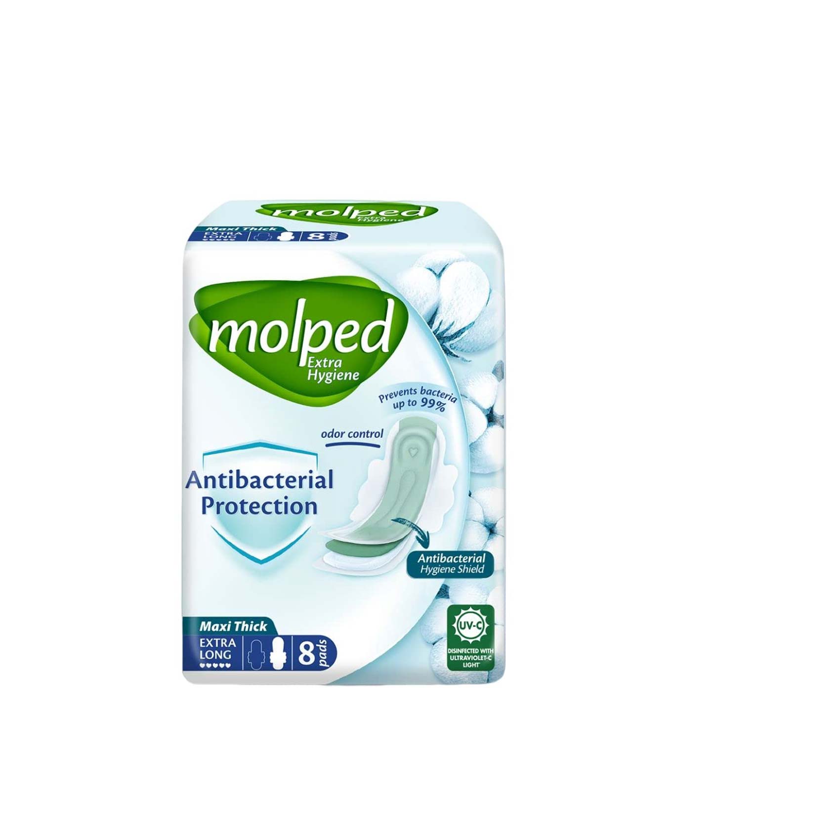 Buy Molped Extra Hygiene Sanitary Pads - Long - 8 Pad Online ...