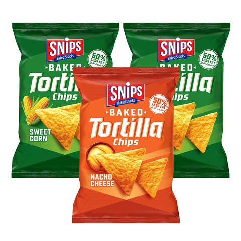 Buy Snips Tortilla Assorted Flavor 150GR 2+1 Free Online | Carrefour ...