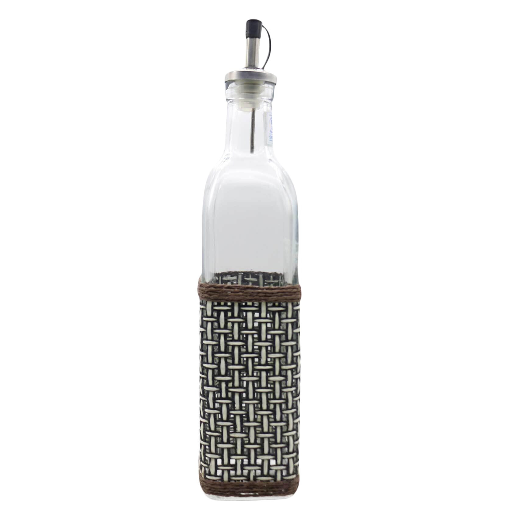 Buy GLASS OIL BOTTLE STRAW COVER 500ML Online | Carrefour Kenya