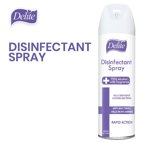Buy Delite Disinfectant Spray 450ML Online | Carrefour Pakistan
