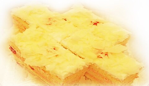 White Forest Cake Overloaded With White Chocolate and Cream 4 Pieces ...