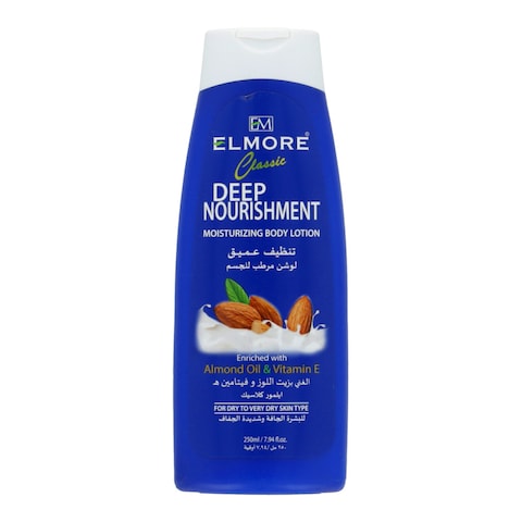 Buy Elmore Classic Deep Nourishment Moisturizing Body Lotion Almond Oil ...