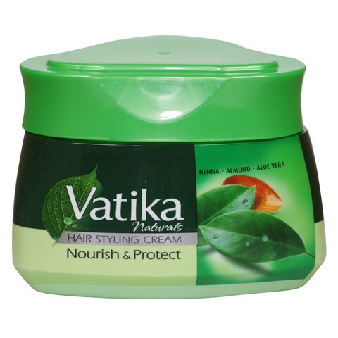 Buy Vatika Naturals Nourish And Protect Hair Styling Cream 210ml Online ...