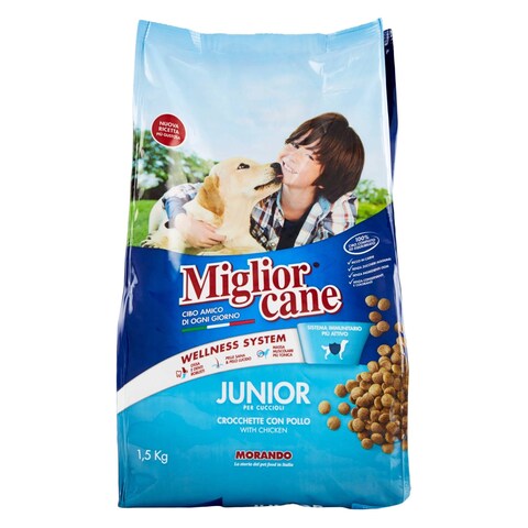 Buy Miglior Cane Junior Chicken Croquettes Dog Food 1.5kg Online ...