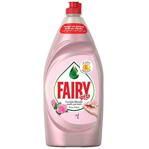 Fairy Dishwashing Liquid Rose Petals 1 Liter Online | Carrefour Jordan
