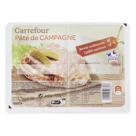 Buy Carrefour Country Terrine 50g x Pack of 2 Online | Carrefour Kenya