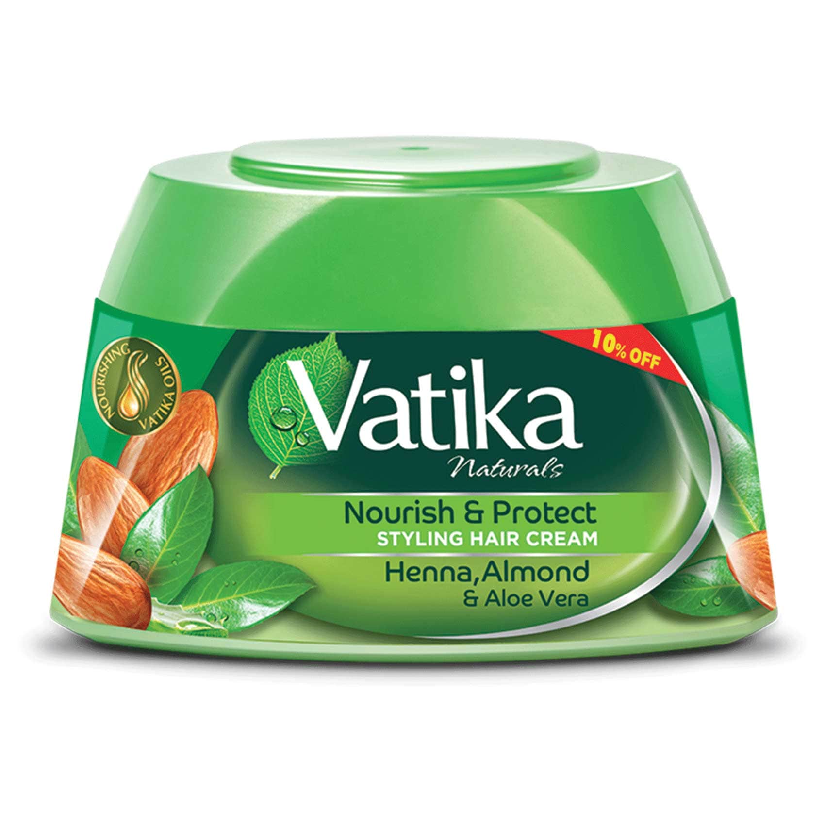 Buy Vatika Naturals Nourish and Protect Styling Hair Cream - 125ml ...