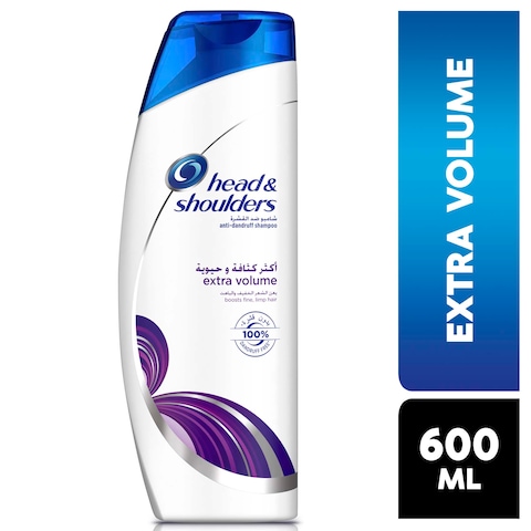 Head & Shoulders Extra Volume Anti-Dandruff Shampoo 600 Ml Online ...