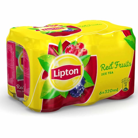 Lipton Red Fruits Ice Tea Non-Carbonated Low Calories Refreshing Drink ...