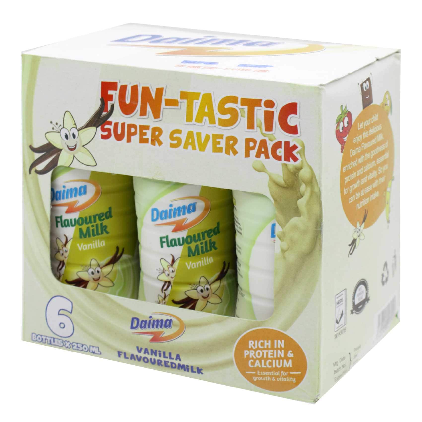 Buy Daima Vanilla Milk Pet 250Mlx6 Online | Carrefour Kenya
