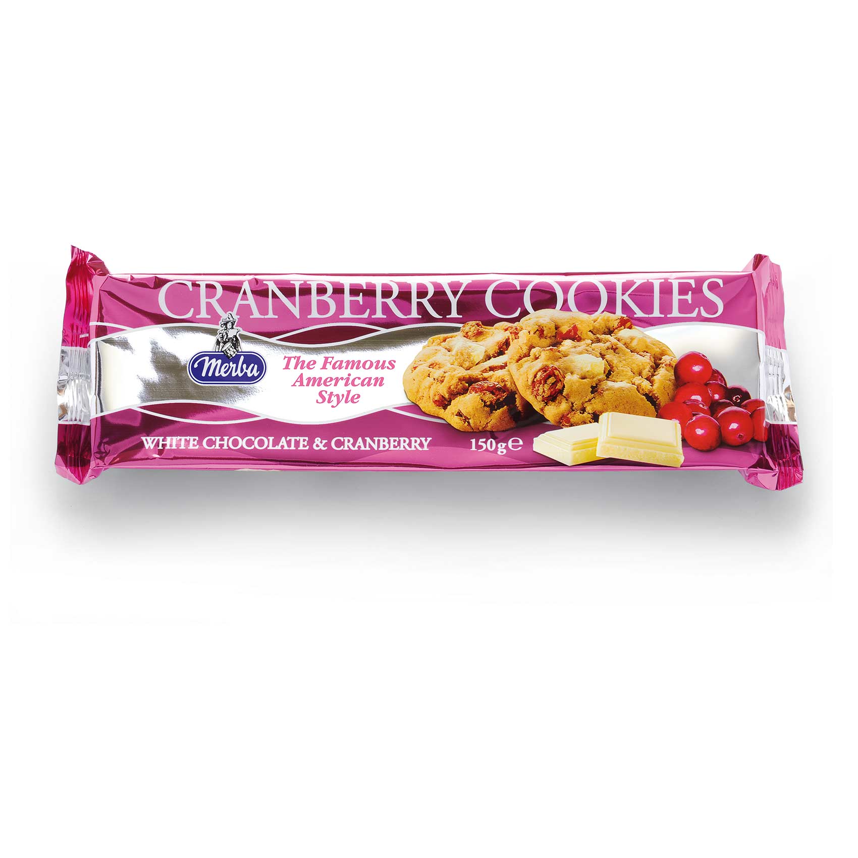 Buy Merba White Chocolate And Cranberry Cookies - 150 gram Online ...