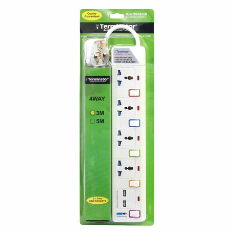 Buy TERMINATOR EXTENSION 4WAY USB Online | Carrefour Kenya