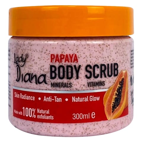 Buy Lady Diana Collection Papaya Body Scrub 300ml Online | Carrefour Kenya