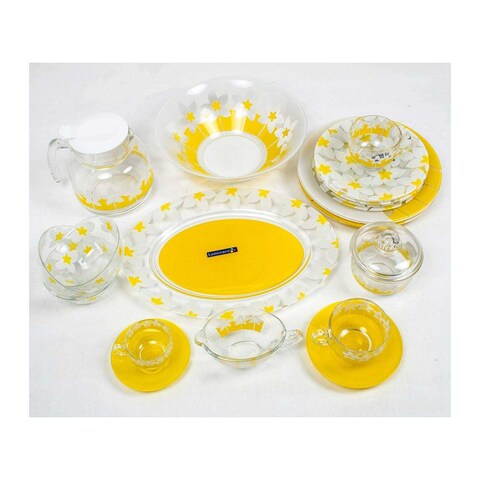 Buy Luminarc Dinner Set - 58 Pieces Online | Carrefour Egypt