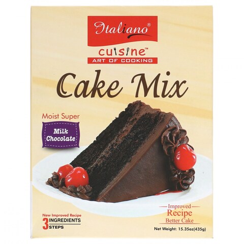 Buy Italiano Cuisine Art of Cooking Cake Mix Milk Chocolate 435g Online ...