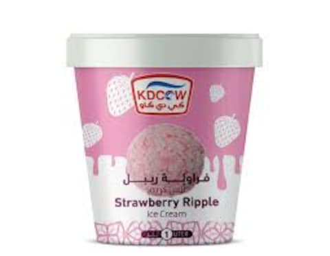Strawberry Ripple Ice Cream 1 Ltr. (Family Pack) price in Kuwait ...