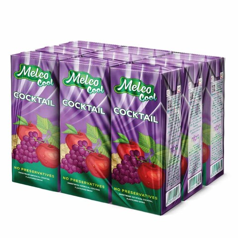 Melco Cocktail Flavoured Juice 250ml Pack of 9 price in UAE | Carrefour ...