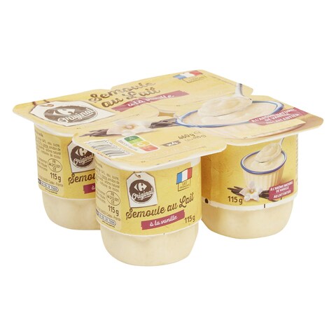 Buy Carrefour Vanilla Milk Semolina 115g x Pack of 4 Online | Carrefour ...