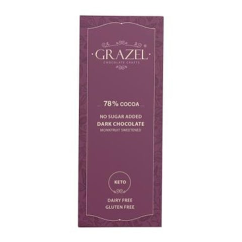 Buy Grazel 78% Cocoa Sugar Free Dark Chocolate - 35 Gm Online ...