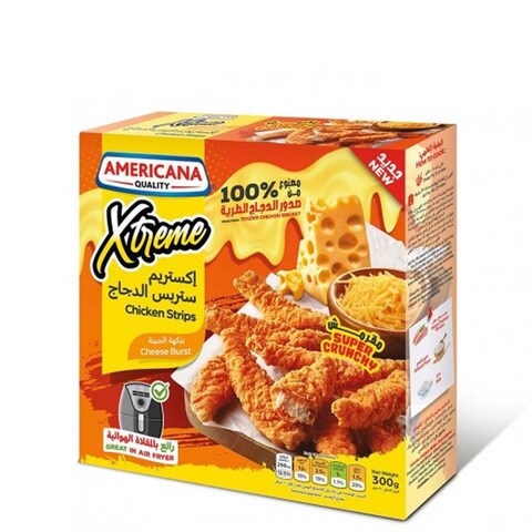 Americana Xtreme Cheese Chicken Strips 300g price in Kuwait | Carrefour ...