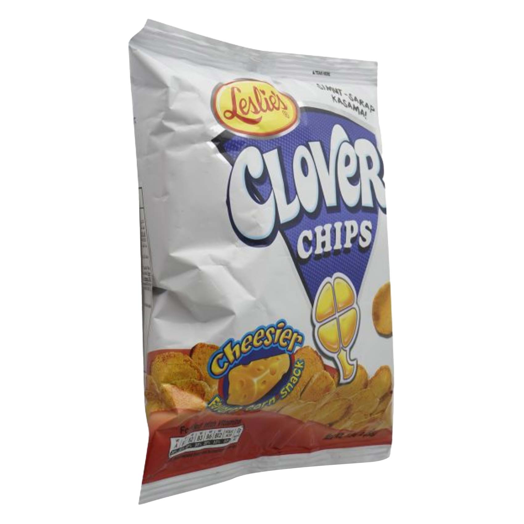 Clover Chips Logo Leslie'S Clover Chips Cheesier Corn Snacks | Fig App