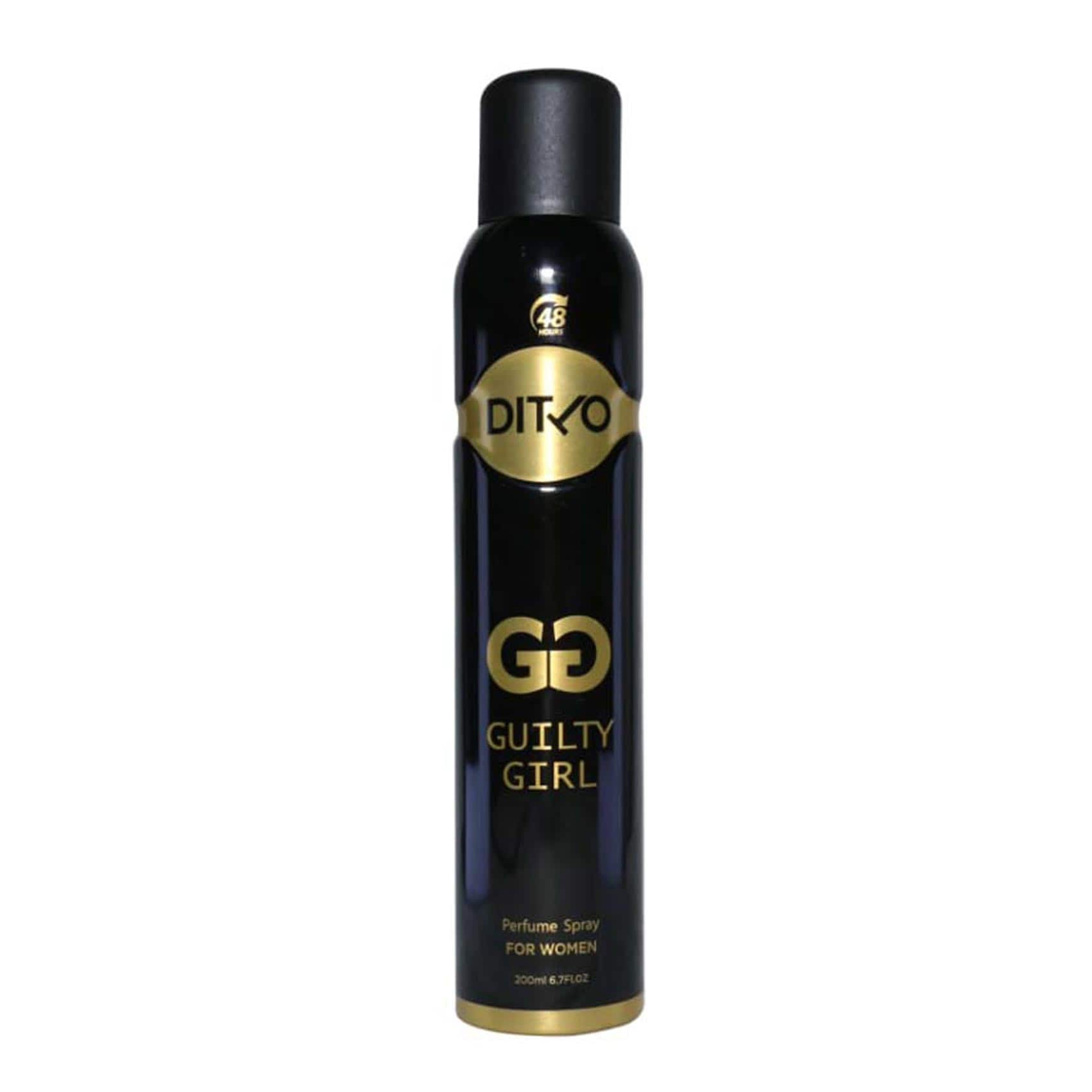 Buy Ditto Guilty Body Spray for Women - 200ml Online | Carrefour Egypt