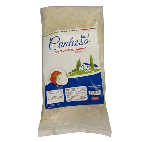 Buy Contessa Shredded Pizza Topping 1.8KG Online | Carrefour Lebanon