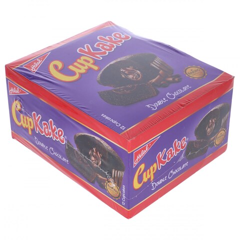 Buy Hilal Double Chocolate Cup Cake (Pack of 12) Online | Carrefour ...
