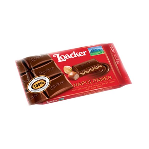 Buy Loacker Wafer Chocolate Bar Napolitaner 54GR Online | Carrefour Lebanon