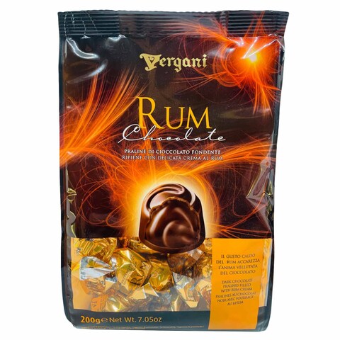 Buy Vergani Rum Dark Chocolate Praline 200g Online | Carrefour Kenya