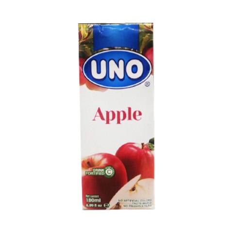 Buy Uno Apple Juice 180ML Online | Carrefour Lebanon