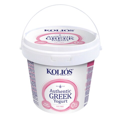 Kolios Authentic 0% Fat Greek Yoghurt 1kg price in UAE | Carrefour UAE ...