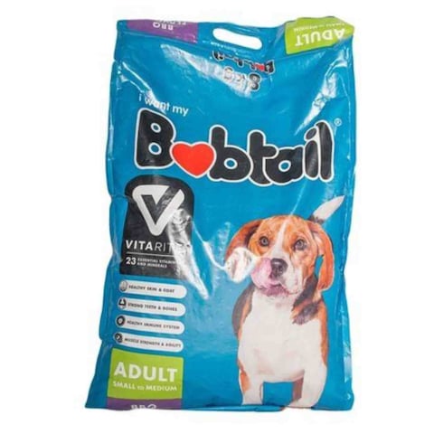 Buy Bobtail BBQ Flavour Small To Medium Dog Food 8kg Online | Carrefour ...