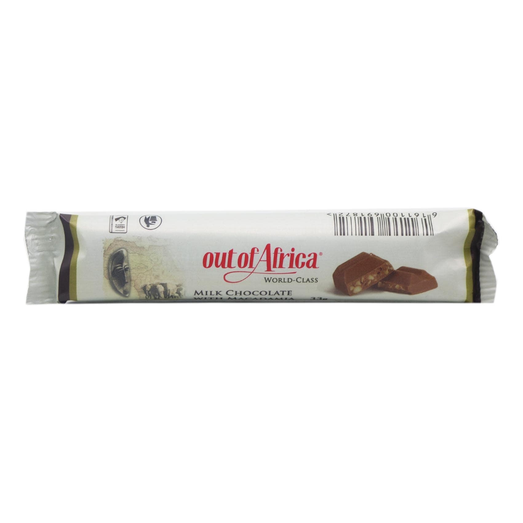Buy Out Of Africa Macadamia Nuts Milk Chocolate 35G Online | Carrefour ...