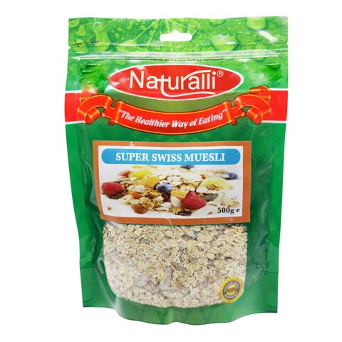 Buy Naturalli Super Swiss Muesli Cereal 500g Online | Carrefour Kenya