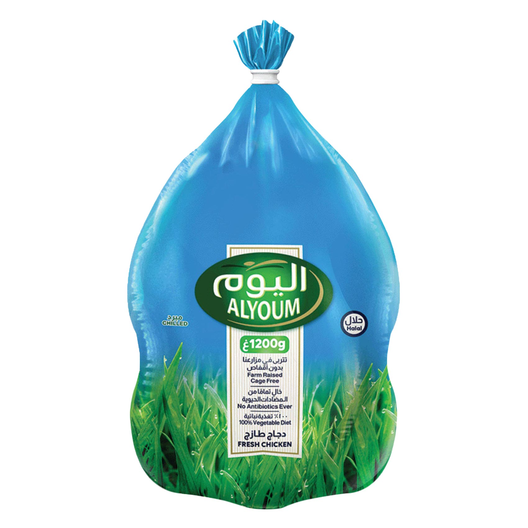 Buy Alyoum Whole Fresh Chicken Chilled 1200g Online | Carrefour KSA