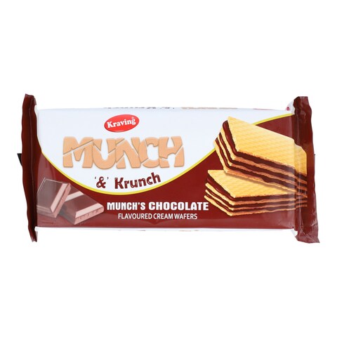 Buy Kraving Munch & Krunch Chocolate Flavored Cream Wafers 150 gr ...